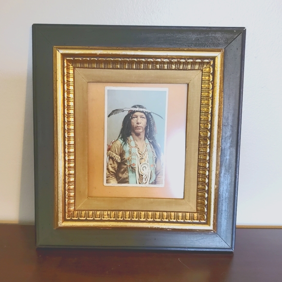 Accents | Vintage Framed Arrowmaker An Ojibwa Brave Postcard 193 | Poshmark